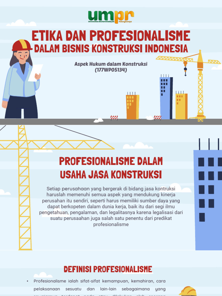Etika dan Profesionalisme Konstruksi | PDF