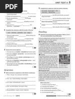 Unit 1 Test B: Listening and Reading Activities | PDF