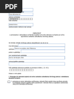 Instrukcije Za Popunjavanje obrascaJS3100 2 | PDF