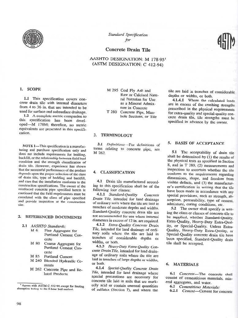 23 Concrete Drain Tile Pdf