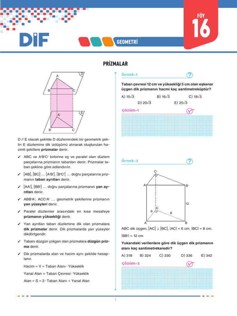 Dif 16 Prizmalar | PDF