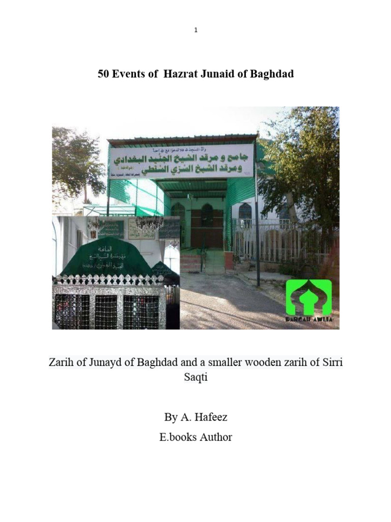 50 Events of Hazrat Junaid of Baghdad | PDF | Abrahamic Religions