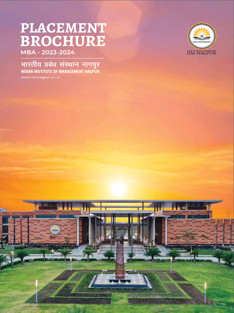 IIM NAGPUR MBA Placement Brochure 2023 24 Oct25 - Compressed | PDF | Mentorship | Master Of ...