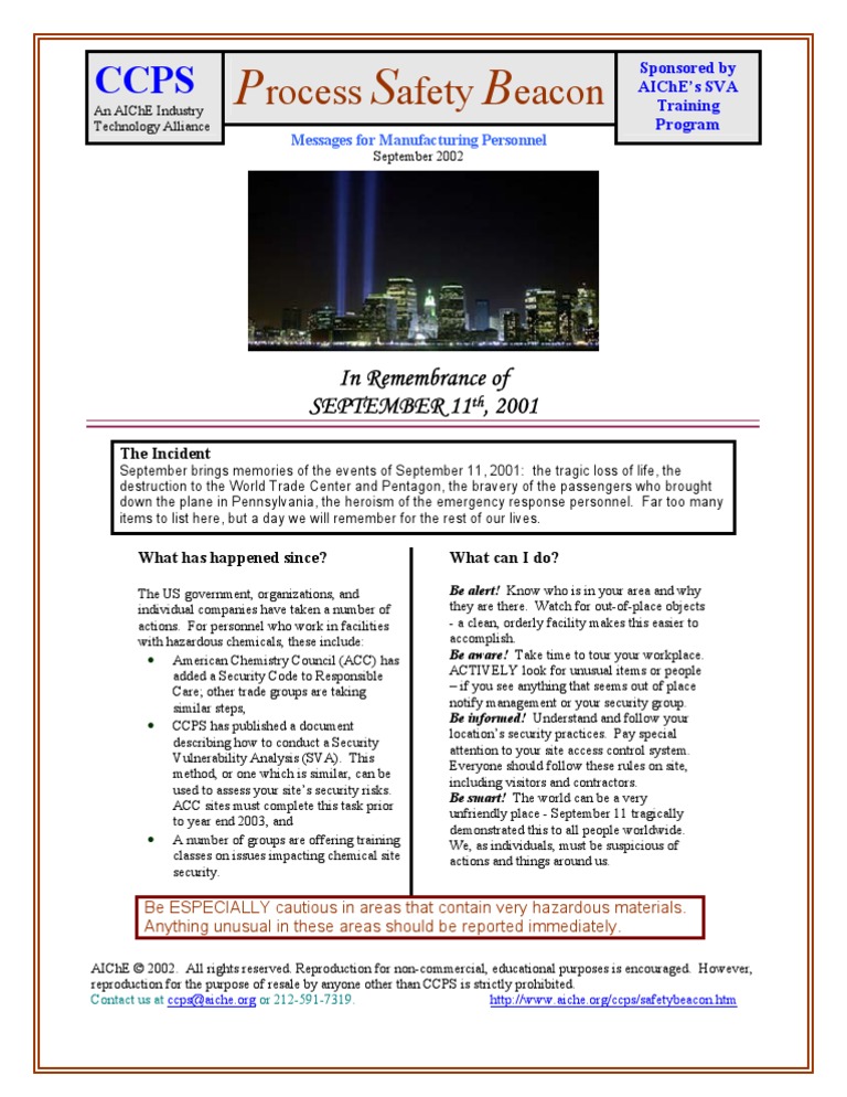 2002 09 in Remembrance of 11 September 2001 | PDF