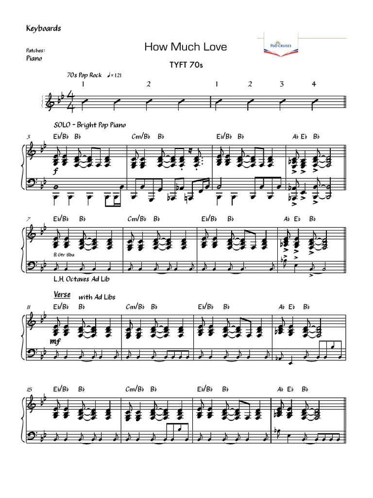 PB-70s-How Much Love | PDF | Musicology | Songs