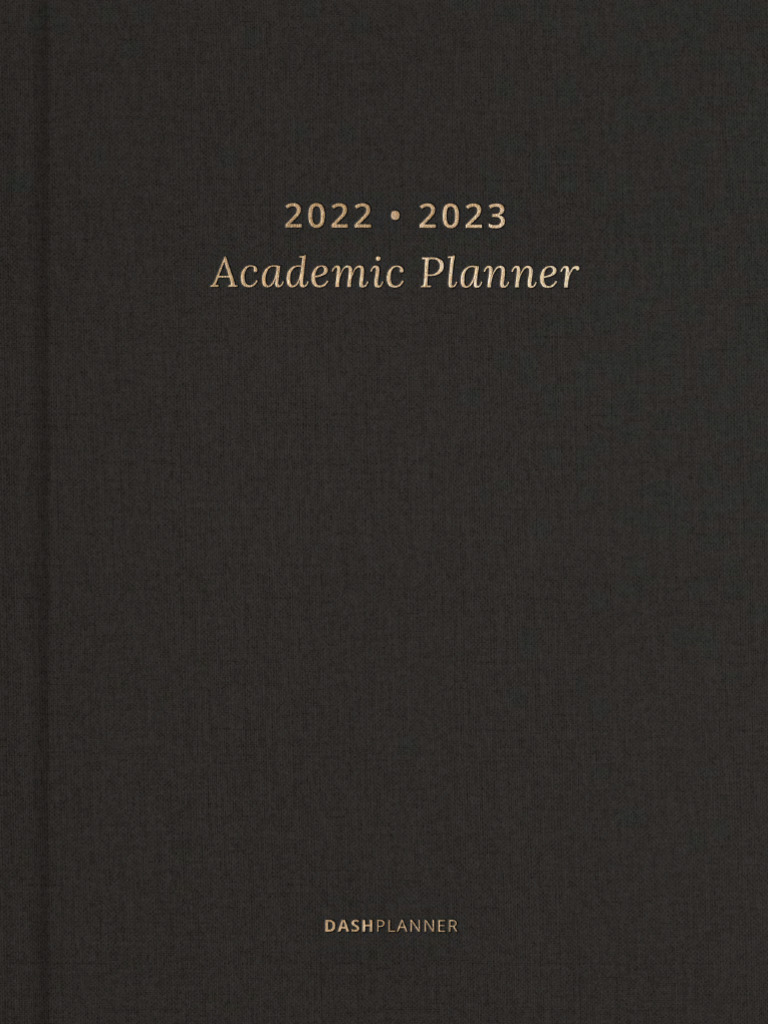 2022-2023 Academic Planner | PDF
