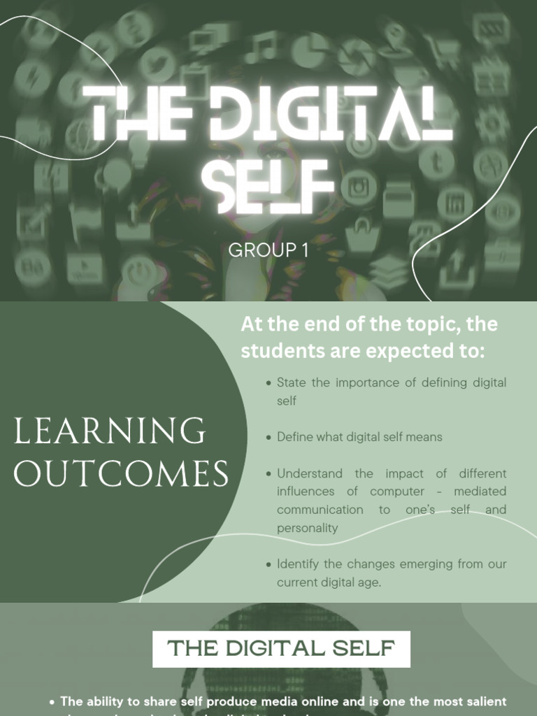 Group 1 - Digital Self 1 | PDF | Online And Offline | Cyberspace