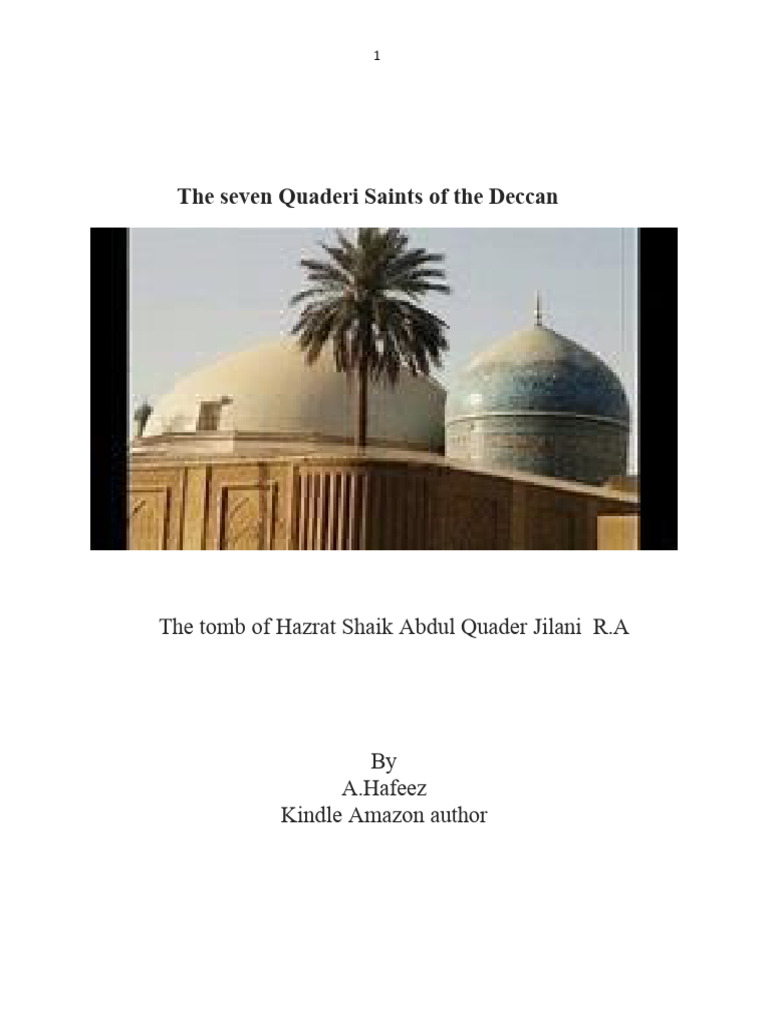 The Saba Quaderi Saints of Deccan | PDF | Hadith | Sufism