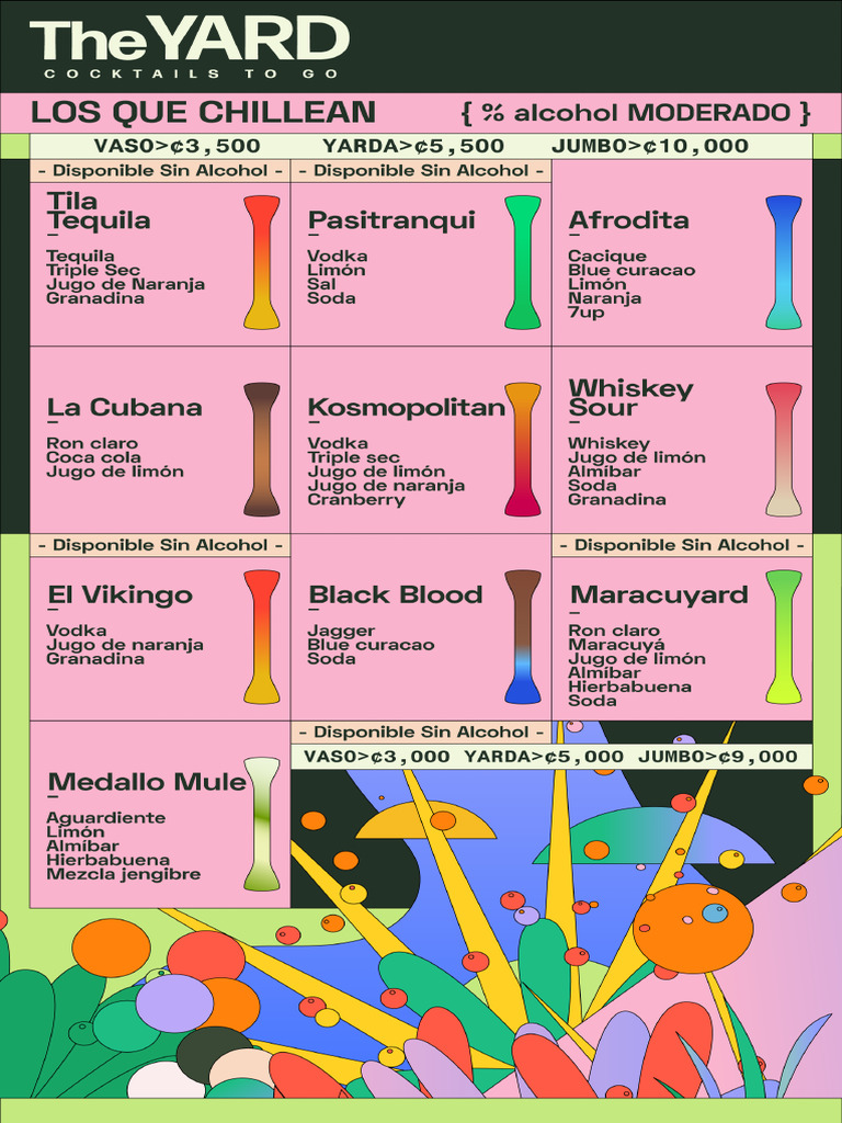 Menu the Yard 2024 | PDF