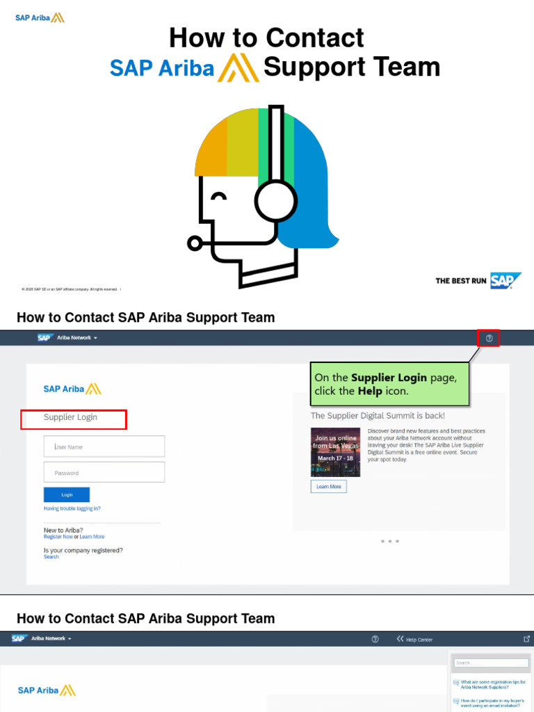 Ariba Support Pdf Information Technology Computing