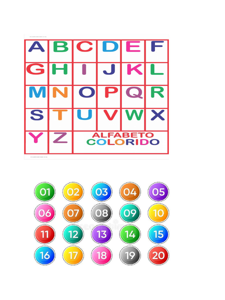 Alfabeto e Numeros | PDF