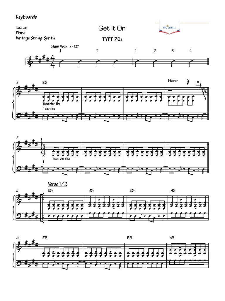 PB-70s-Get It On | PDF | Musical Techniques | Music Industry