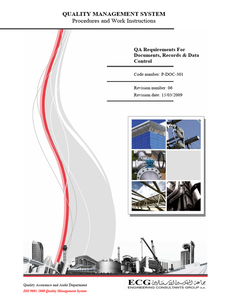 P Doc 301 | PDF | Specification (Technical Standard) | Quality Assurance
