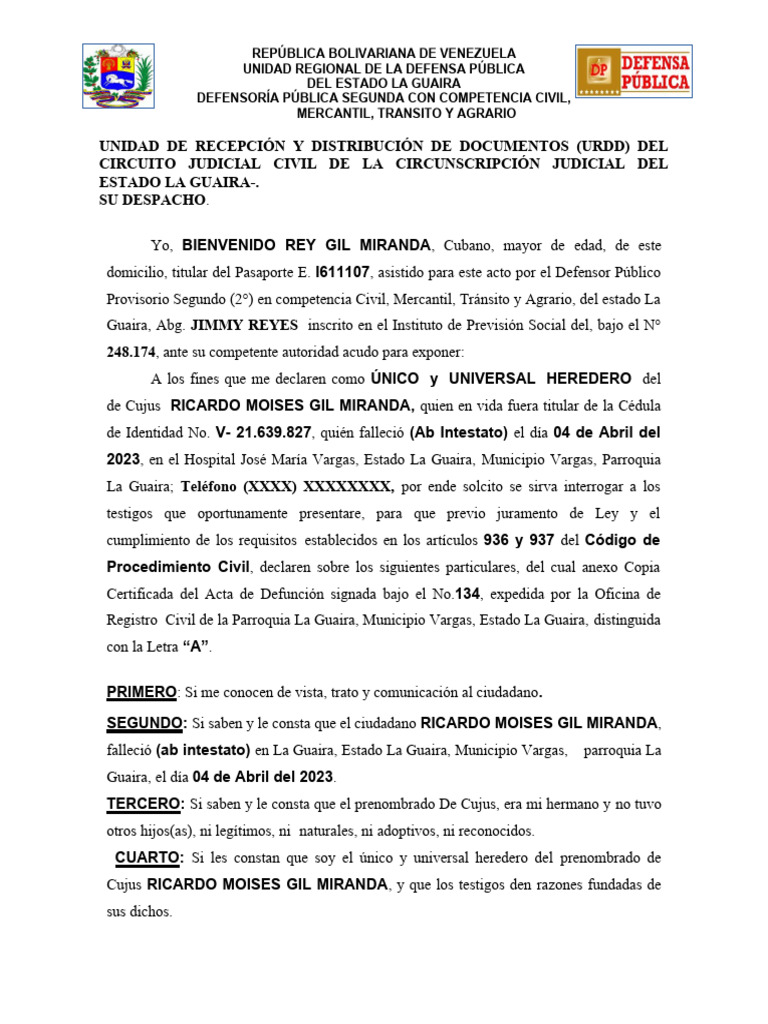 D.H.U - Muerte Hermano | PDF | Gobierno