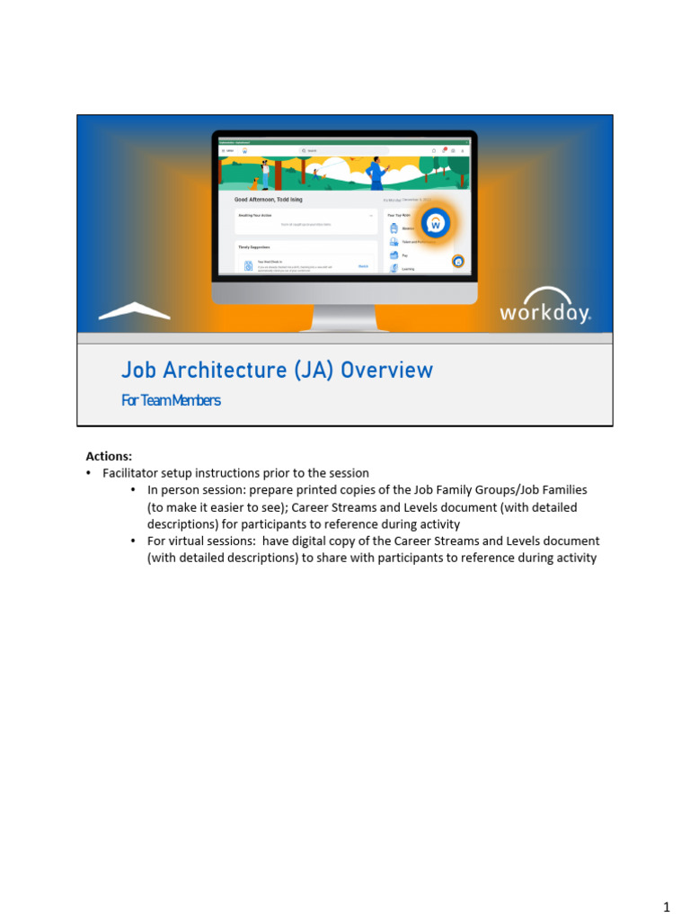 Job Architecture Overview in Workday | PDF | Human Resource Management ...