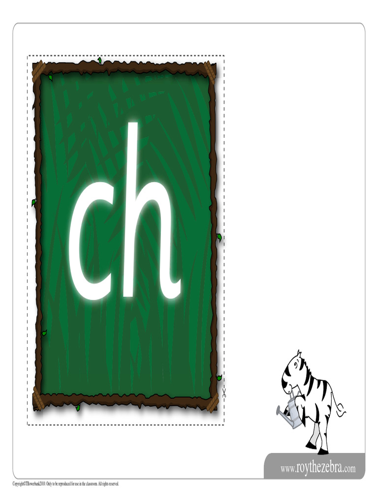 Consonant Blends CH | PDF