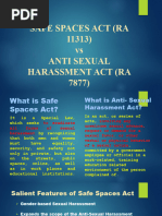RA11313 Safe Spaces Act Presentation | PDF | Science & Mathematics