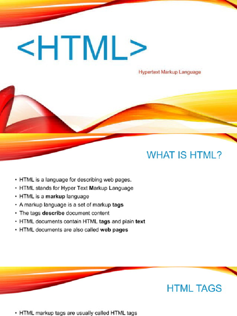 basics of html | PDF