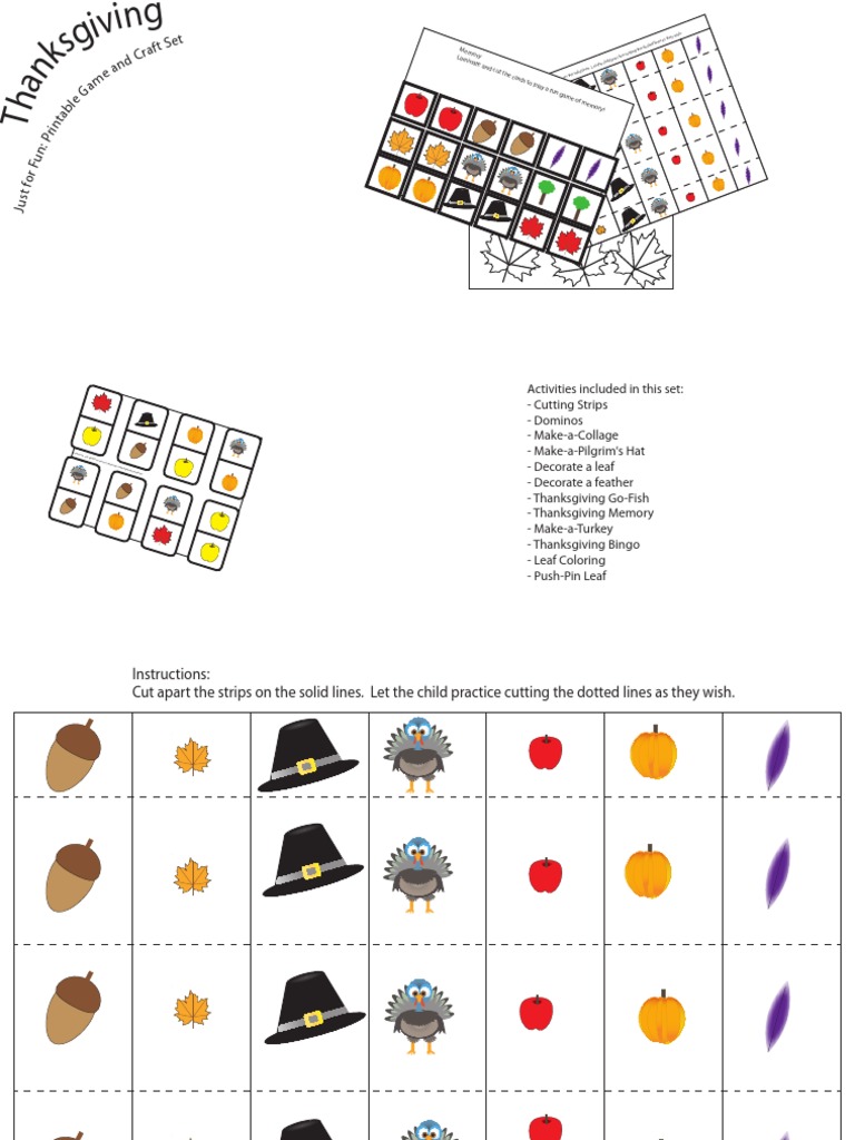 Thanksgiving Fun Set | PDF