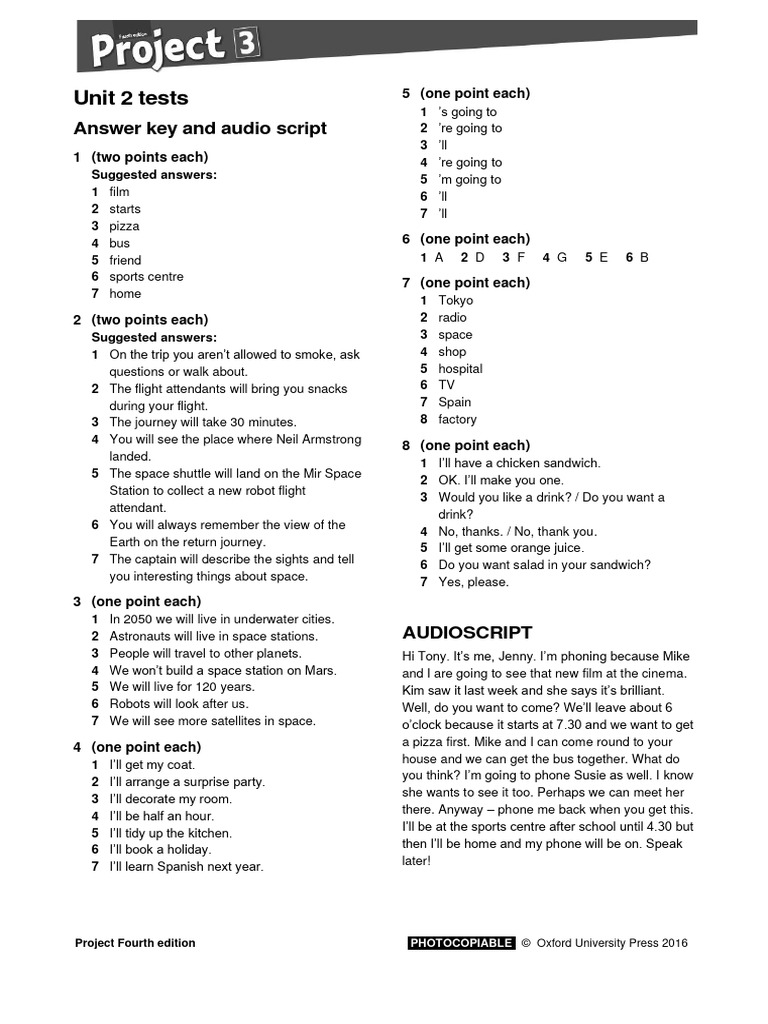 Project 3 Unit 2 Test Answer Key | PDF | Space Programs | Flight
