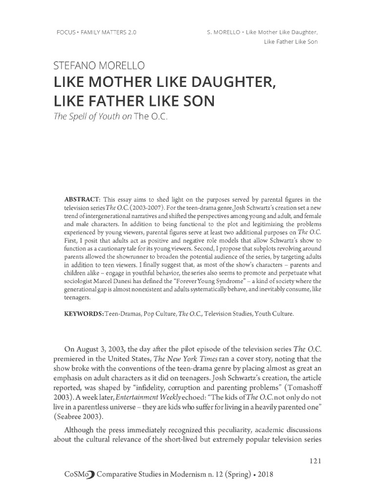 Like Mother Like Daughter Like Father Li | PDF