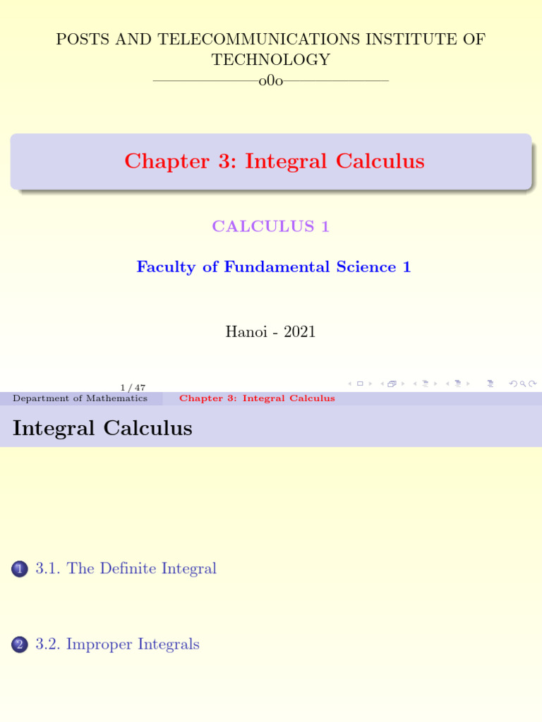 Chapter 3 | PDF | Integral | Trigonometric Functions