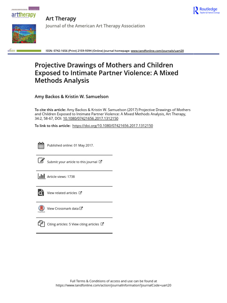 Projective Drawings in IPV Trauma Analysis | PDF | Art Therapy ...