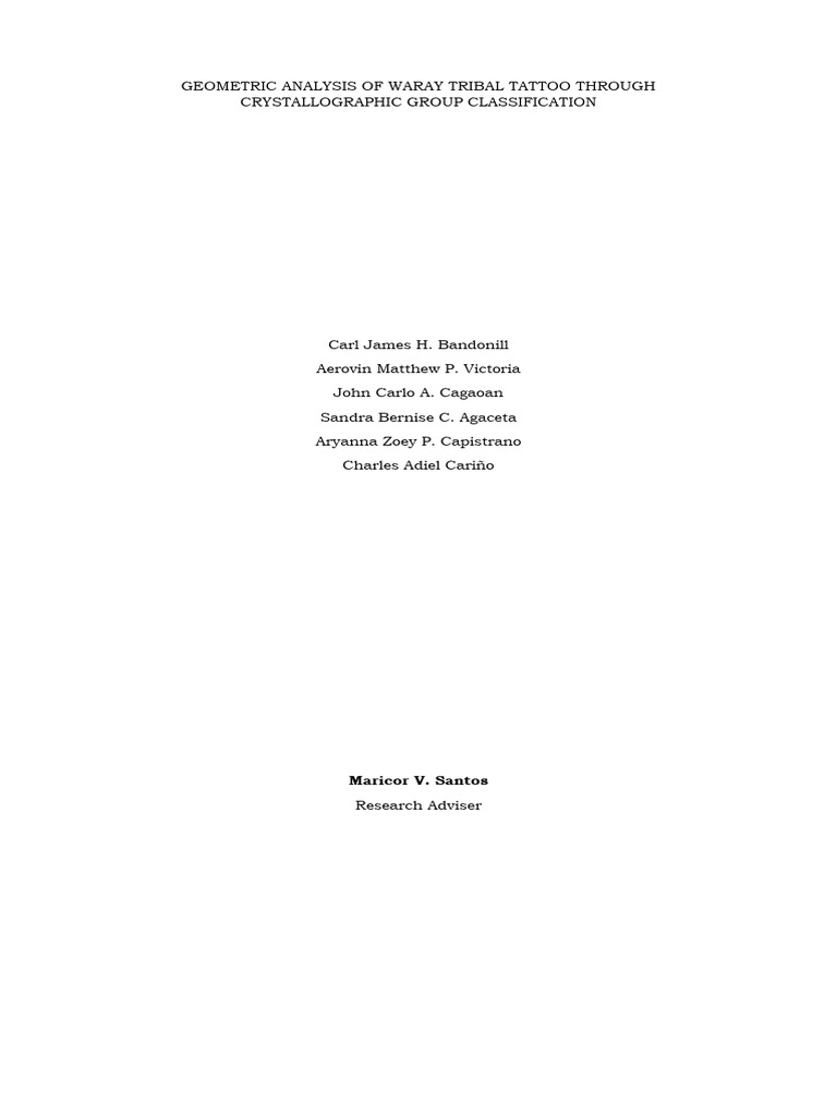 Rationale V4 | PDF | Mathematics | Crystal