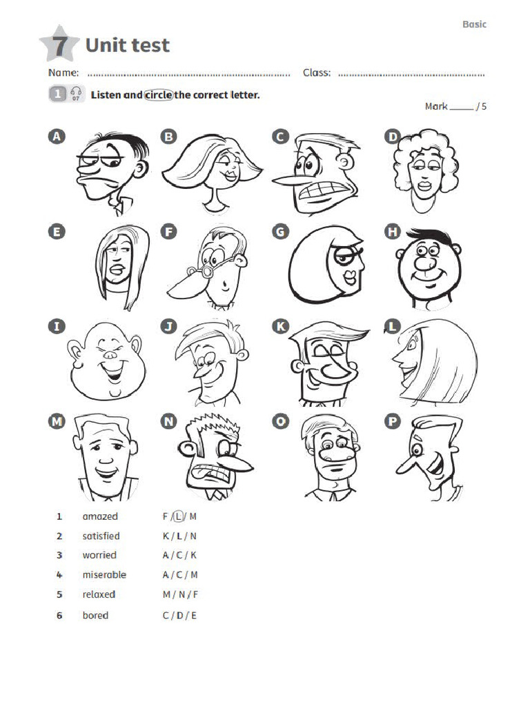 U7 Test Pdf