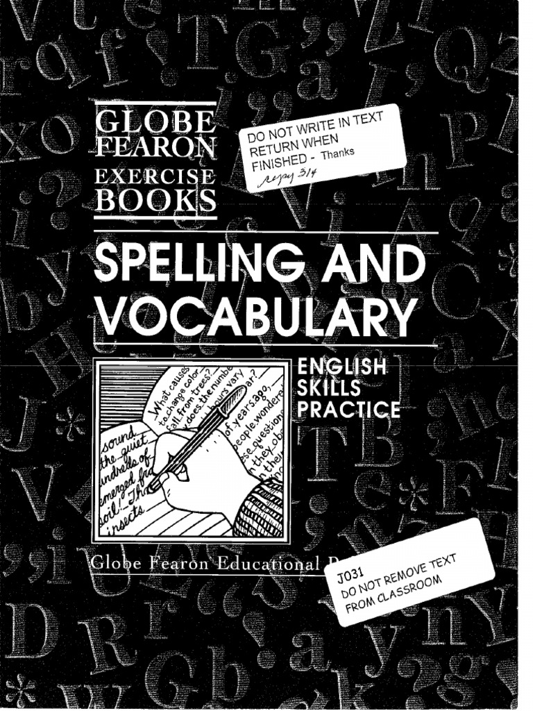 Globe Fearon Spelling and Vocabulary | PDF | Plural | Noun