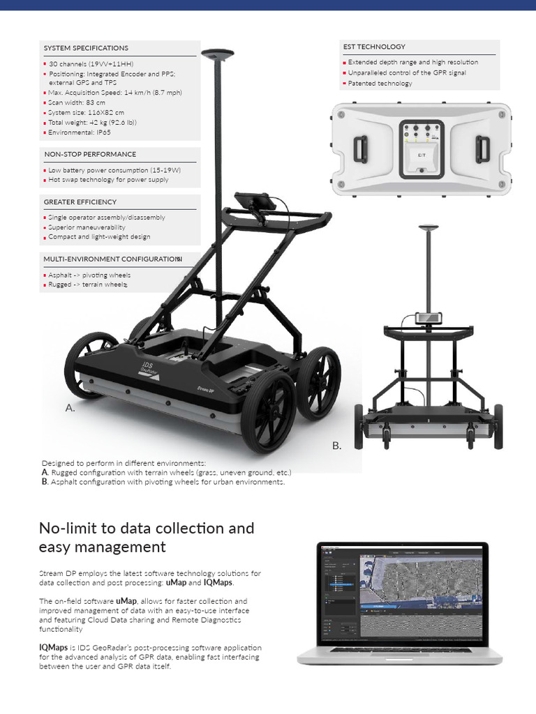 IDS GeoRadar - STREAM DP - Brochure - 0224 - Web-3 | PDF