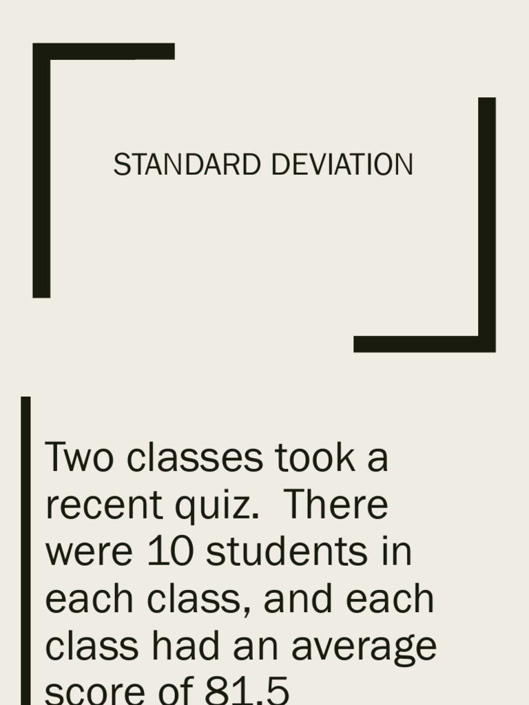 Standard Deviation | PDF | Standard Deviation | Mathematics