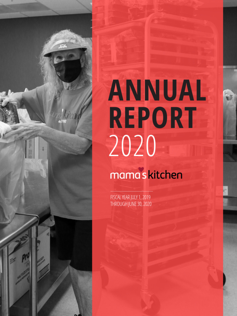 Mamas Kitchen Annual Report - 2020 Digital | PDF | Revenue | Balance Sheet