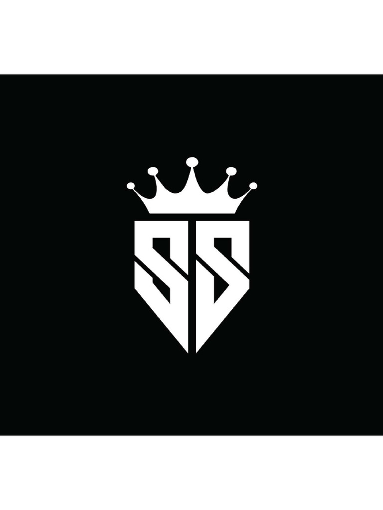 Vecteezy - Ss Logo Monogram Emblem Style With Crown Shape Design ...