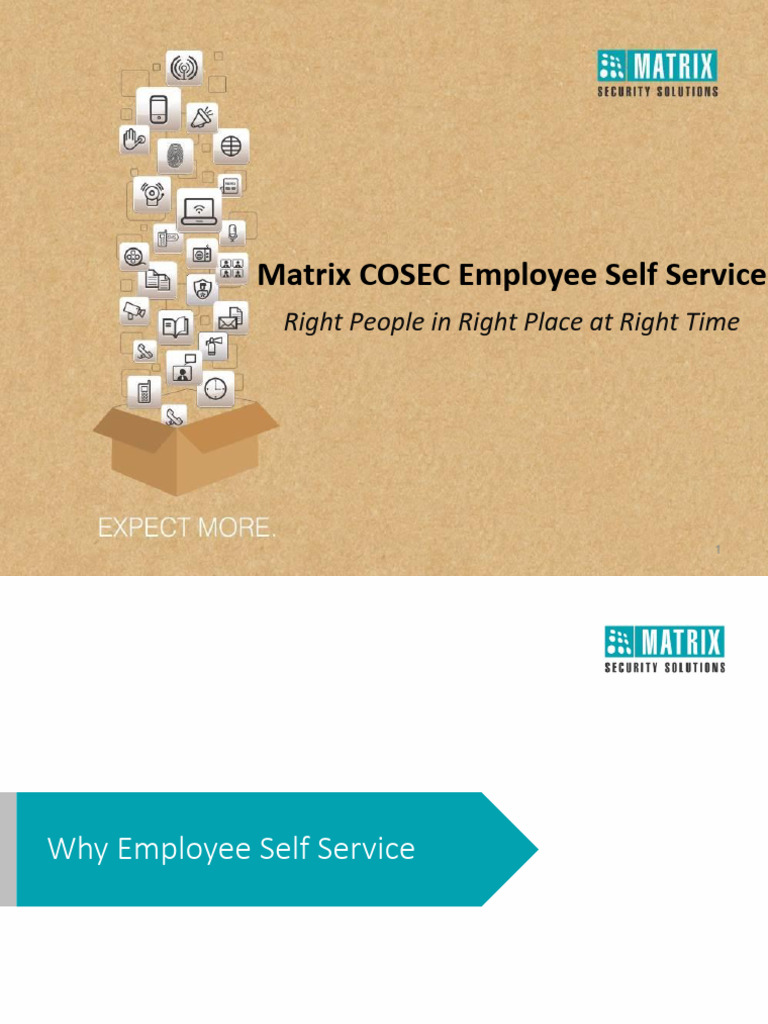 Presentation Matrix COSEC ESS | PDF | Qr Code | Access Control