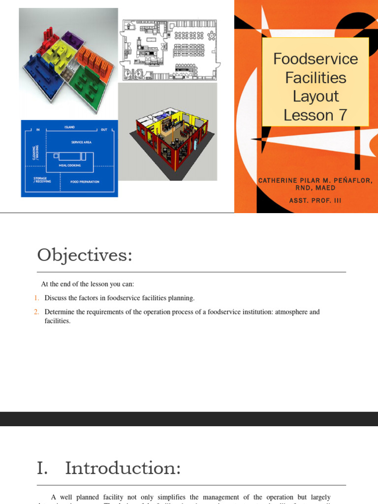 Topic 7. Foodservice Facilities Layout LECTURE | PDF | Hospital