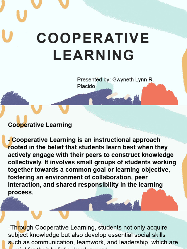 Cooperative Learning | PDF | Learning | Teaching Mathematics