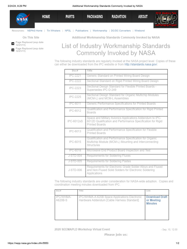 NASA Soldering Standards | PDF | Soldering | Printed Circuit Board