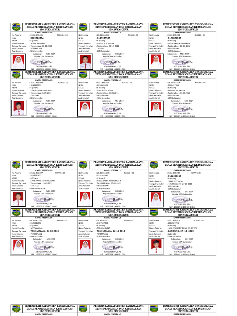 no peserta Try Out 2023-2024 | PDF