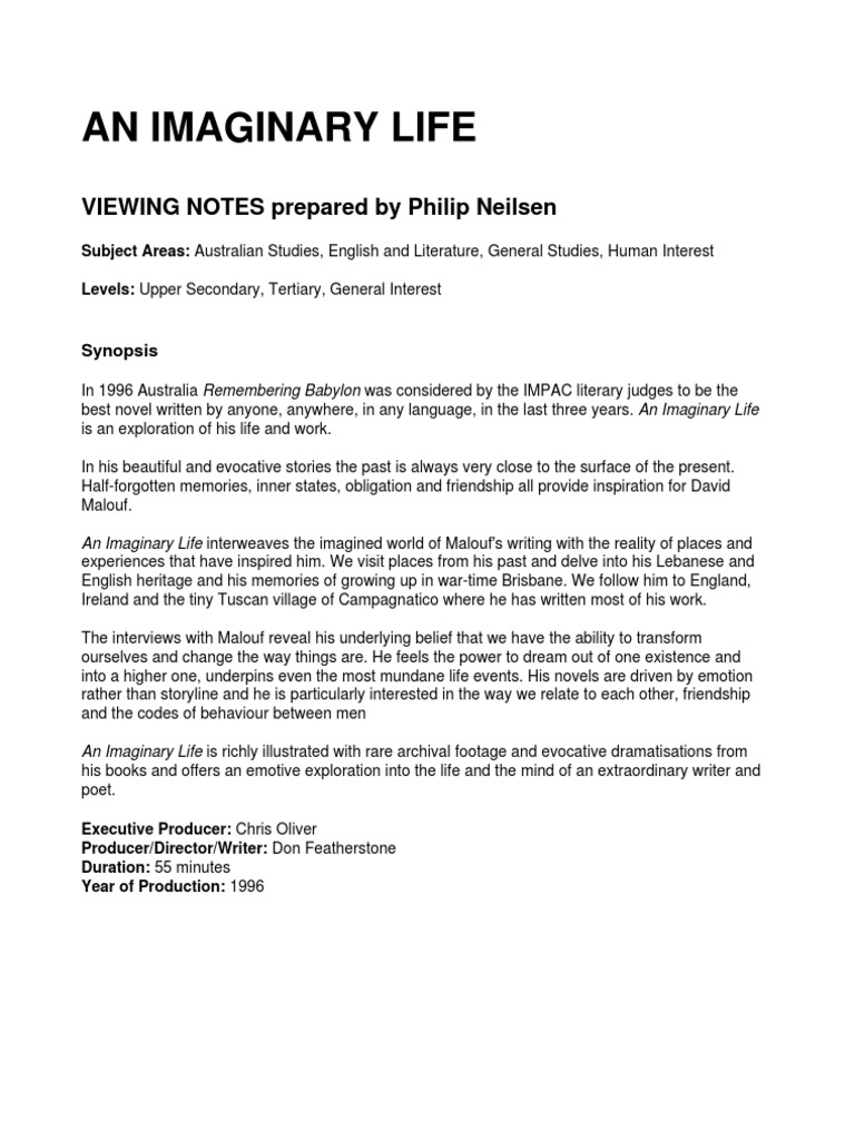 An Imaginary Journey: Exploring the Life and Works of Acclaimed ...