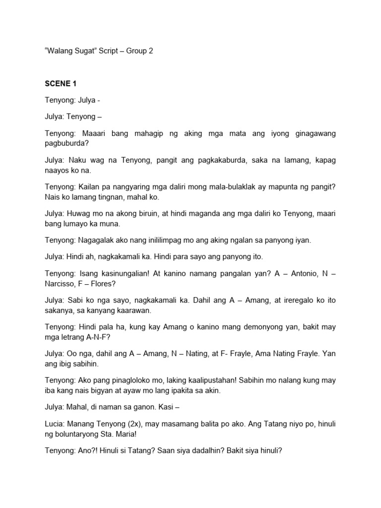 Walang Sugat | PDF
