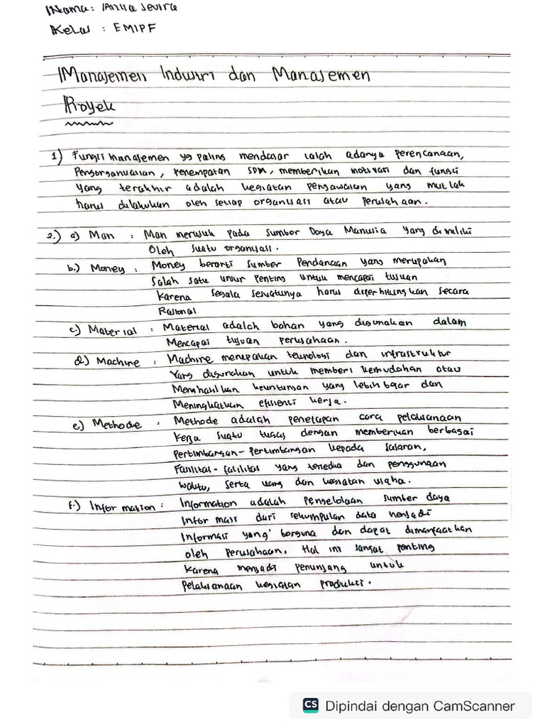 Uts Manajemen Proyek | PDF