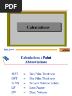 Paint Calculation | PDF | Volume | Paint