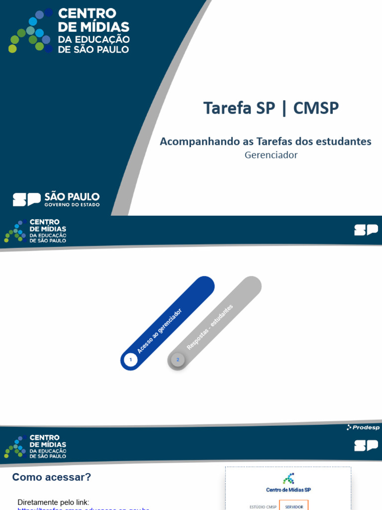 Acompanhando-as-Tarefas-no-Gerenciador Professor-CMSP-2024-1 | PDF | Informática | Programas