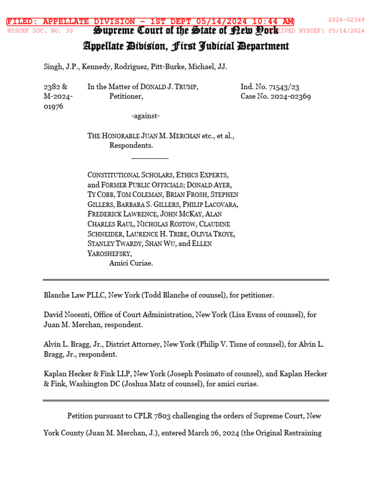 Legal Limits on Trump's Speech | PDF | Writ Of Prohibition | Injunction