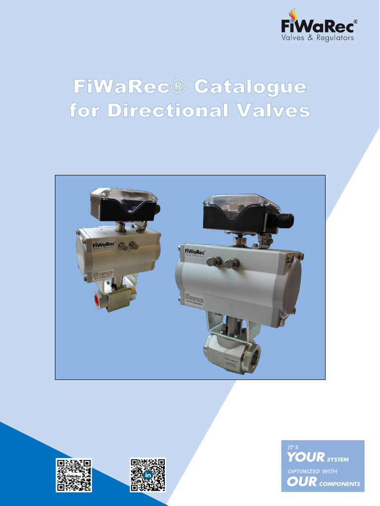 FiWaRec Product Catalogue For Directional Valves - Rev.13 | PDF | Valve ...