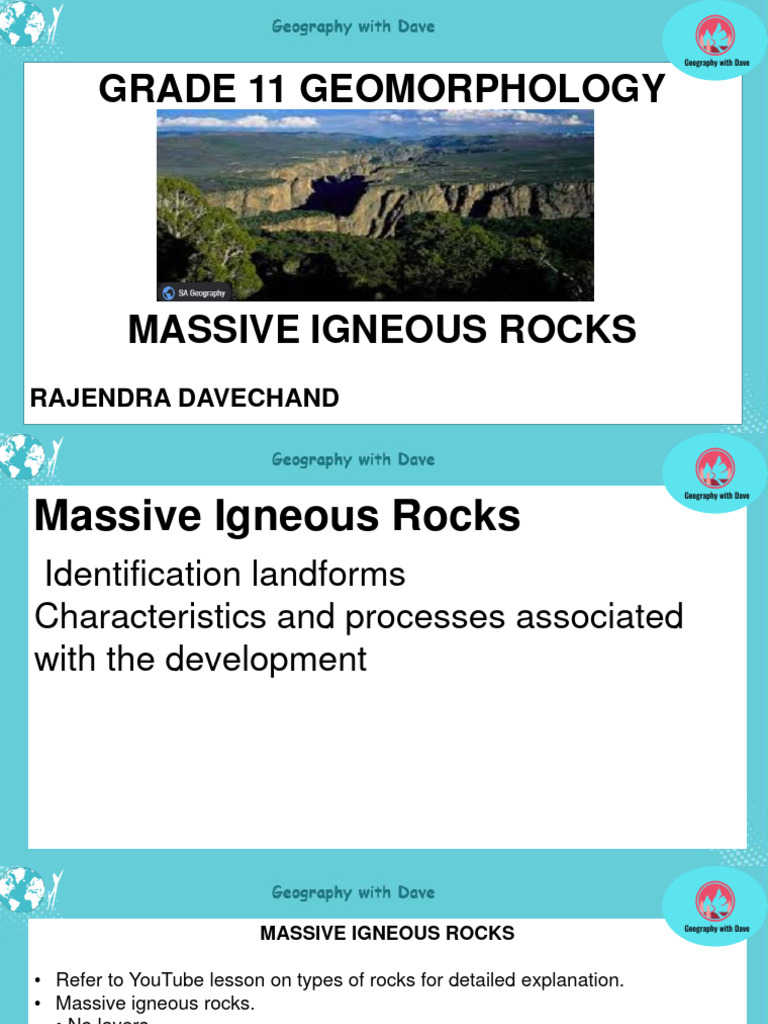 Massive Igneous Rocks | Download Free PDF | Igneous Rock | Rock (Geology)