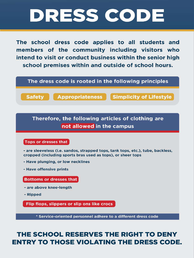 Dress Code For FOC | PDF