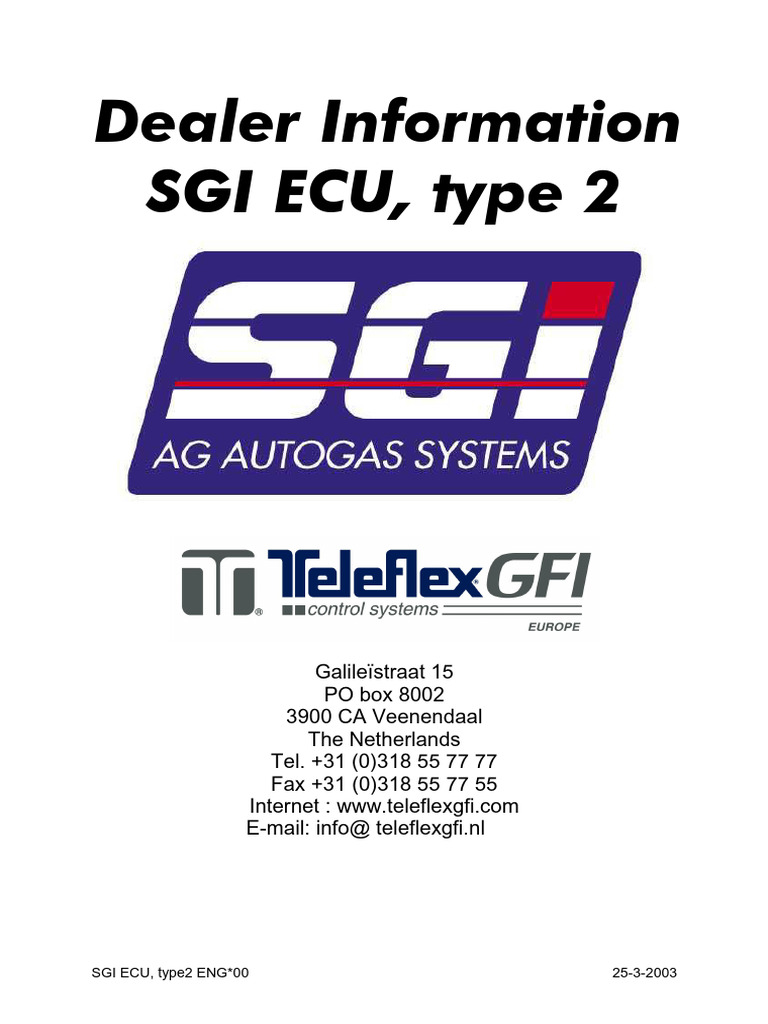 Subaru Dealer Information SGI ECU, Type 2 | Download Free PDF | Fuel ...
