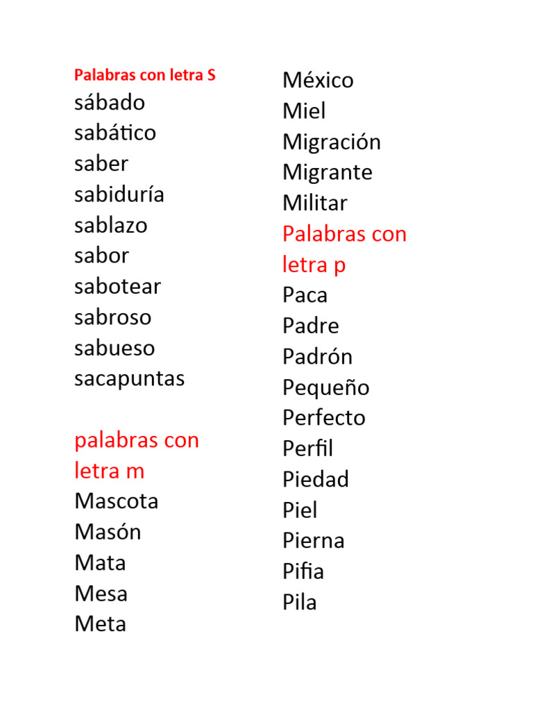 Palabras Con Letra S | PDF | Antigua Grecia | Platón